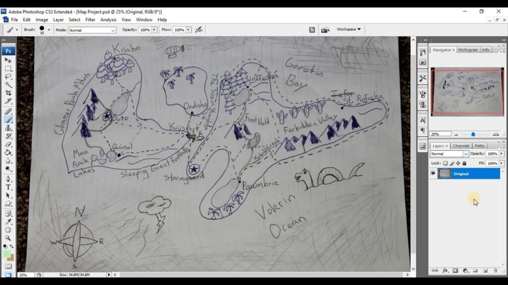 How to Make a D&D World Map: A Non-Artist's Guide (Part 4) - The Alpine DM