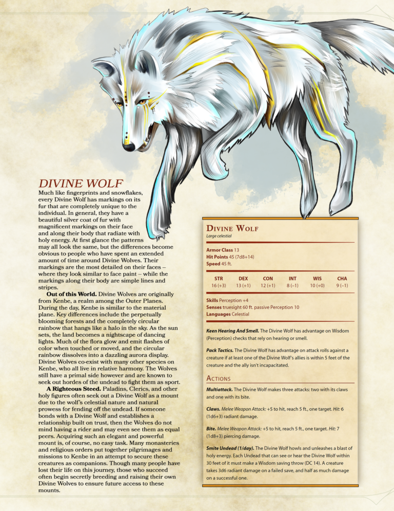 7 More D&D 5e Exotic Mounts! - The Alpine DM