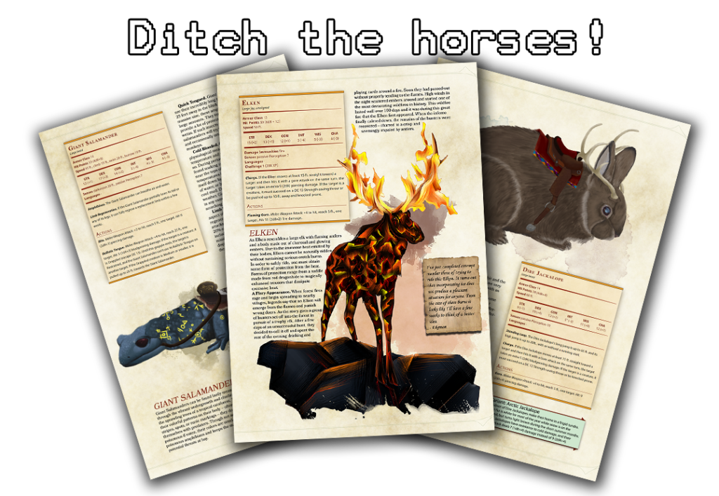 Ekemon's Exotic Mounts (digital) - The Alpine DM