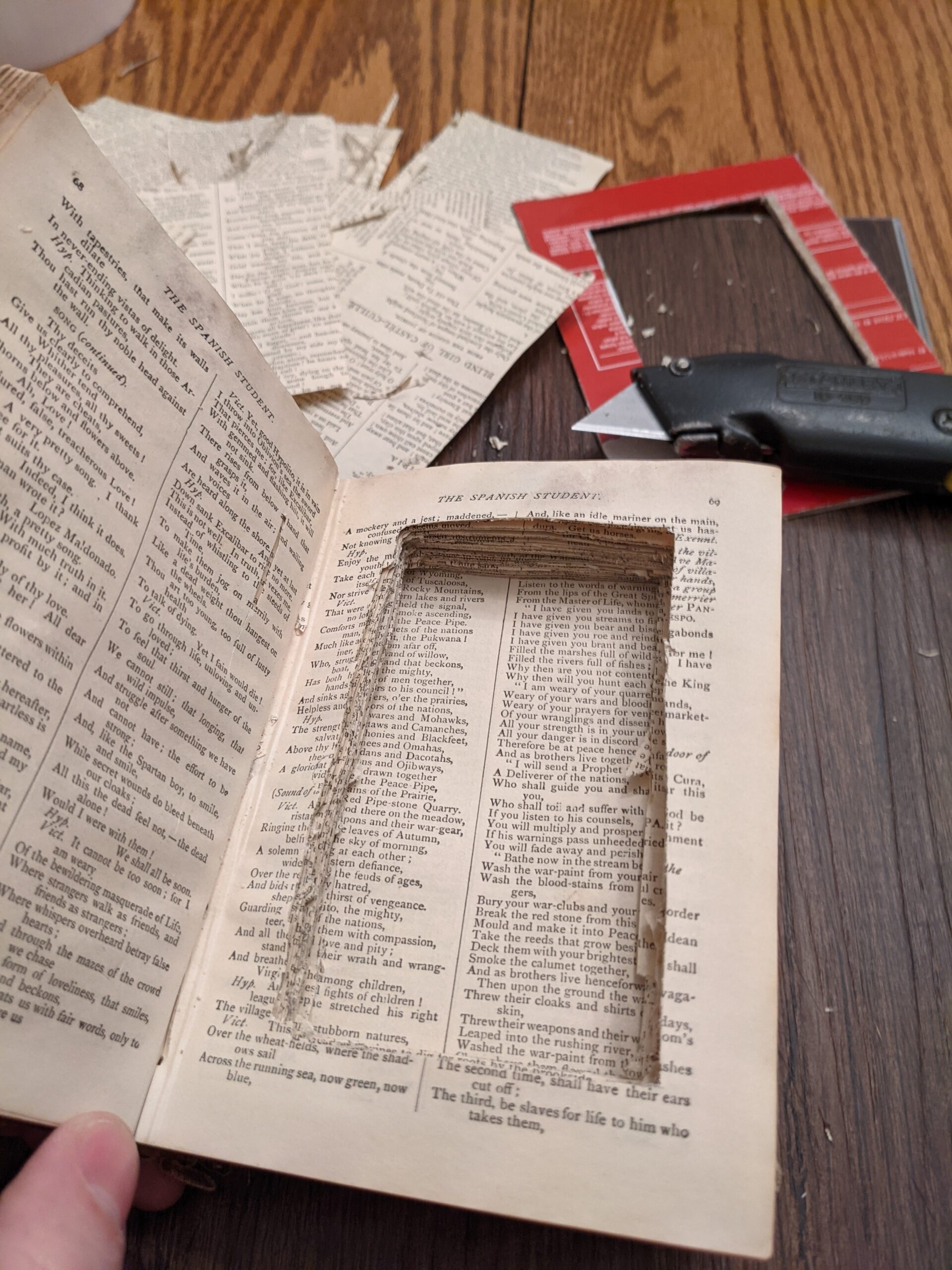 How to Make a DnD Dice Box from an Old Book - The Alpine DM